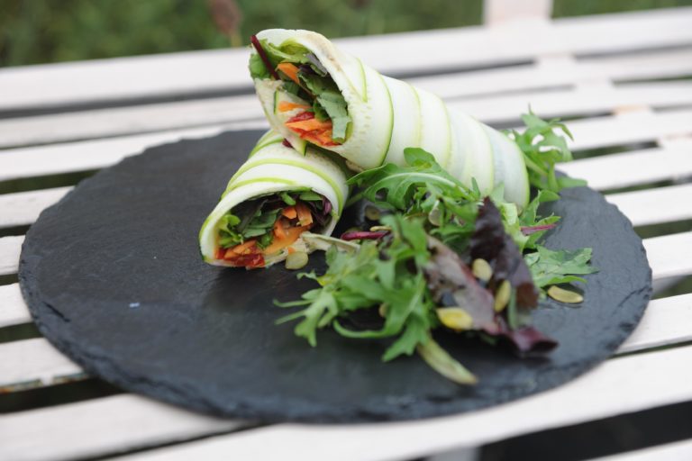 Herb House's Courgette Wrap - Hip & Healthy